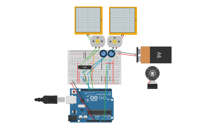 Circuit design PWM controle de motor - uri - Tinkercad