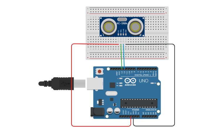 Circuit design Tema 1 Práctica 3 Sensor de distancia ultrasónico ...