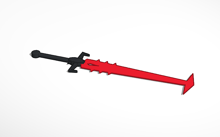 3D design the crucible sword | Tinkercad