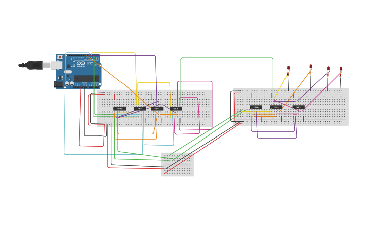 Circuit design LAB 3 PART C2 - Tinkercad