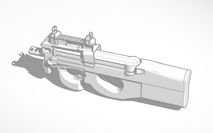 3D design p90 - Tinkercad