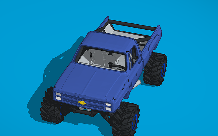 3D design Square Body Baja Truck - Tinkercad