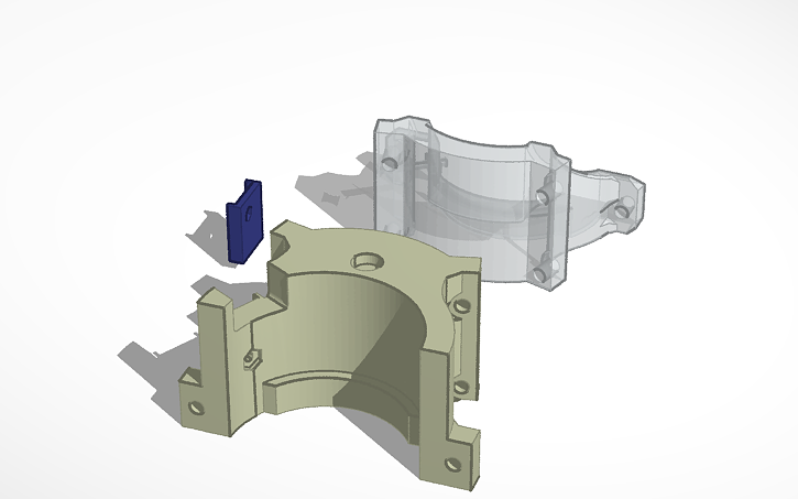 3D design MPCNC mod for IRLCD sensor. | Tinkercad