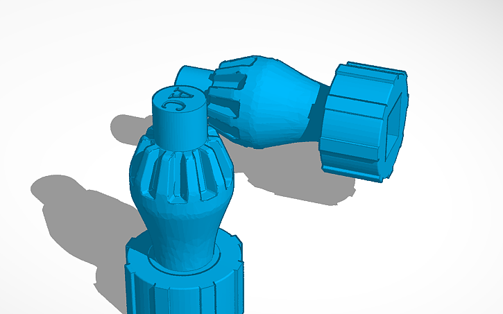 3D design Xtool Chuck Key RA2-Pro - Tinkercad