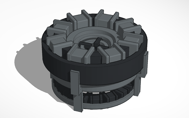 3D design Arc Reactor - Tinkercad
