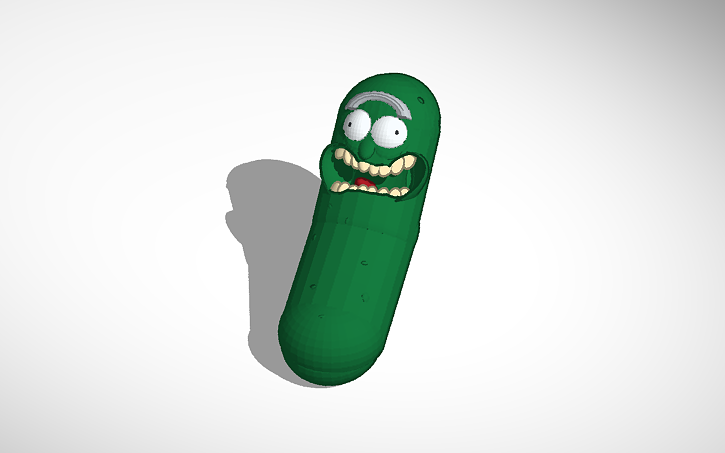 3D design I TURNED MY SELF INTO A PICKLE MORTY, IM PICKLE RIIIIIIIIICK ...