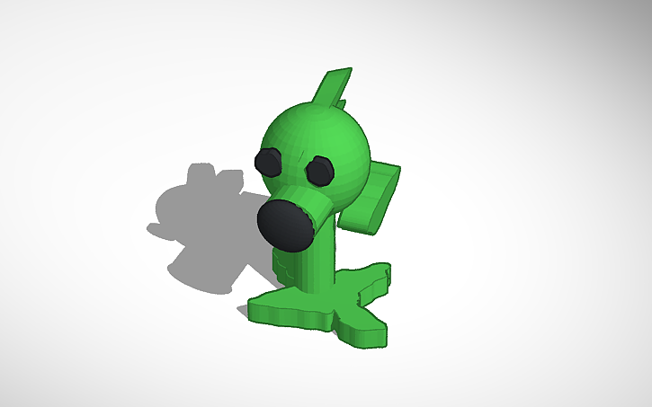 3D design Peashooter - Tinkercad