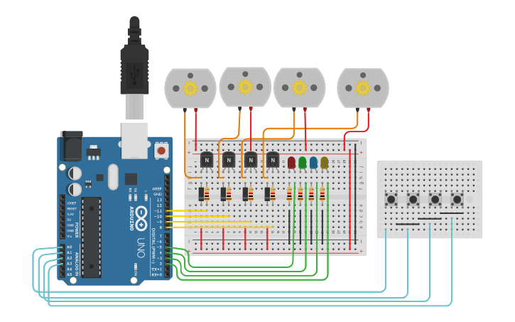 Circuit design vending machine - Tinkercad