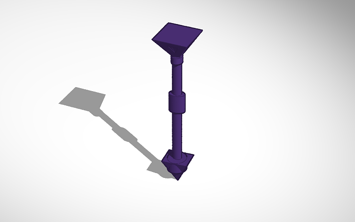 3D design Shadowbeam staff - Tinkercad