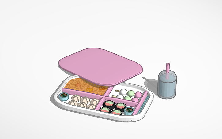 3D design Bento box - Tinkercad