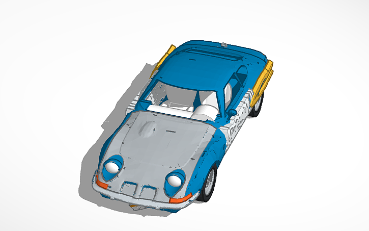 3D design opel gt barnfind (based on a real car i saw) - Tinkercad