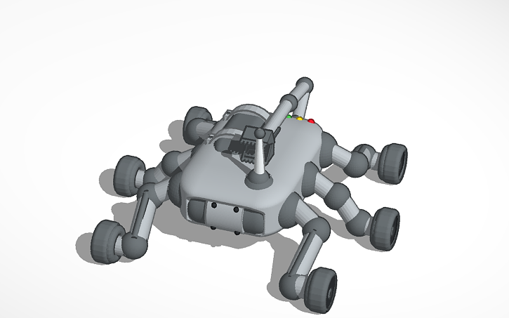 3D design Mars Rover - Tinkercad