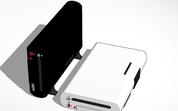 3D design Wii u prototype - Tinkercad