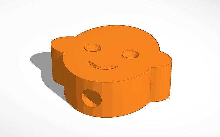 3D design Attached ear bead | Tinkercad