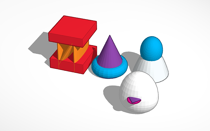 3D design game pieces - Tinkercad