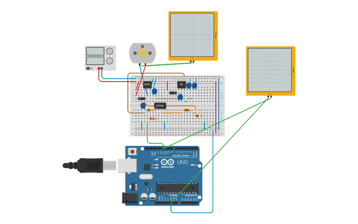 Circuit Design Задача электронщика НТО 2021 Tinkercad