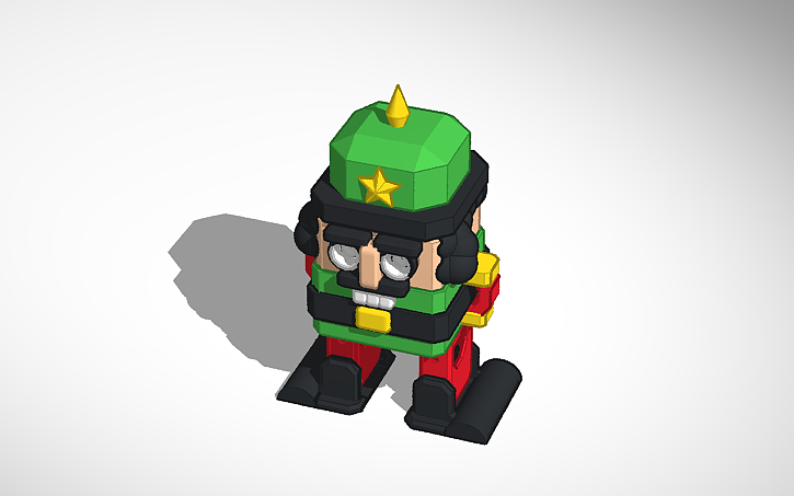 3D design Otto DIY Nutcracker robot | Tinkercad