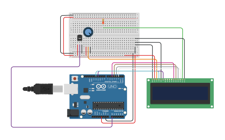 Circuit Design Water Alarm System Tinkercad