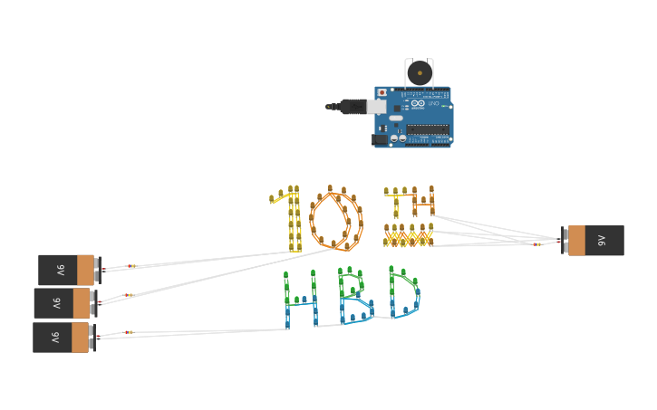 Circuit design Happy Birthday Tinkercad | Tinkercad