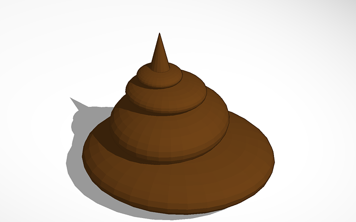 3D design poo-poo - Tinkercad