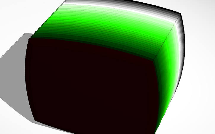 3d Design Gradient Block Tinkercad