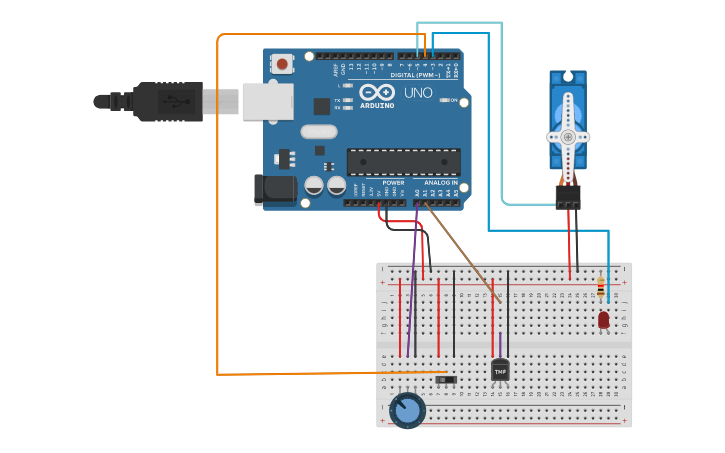 Circuit Design Sensors And Actuators Tinkercad