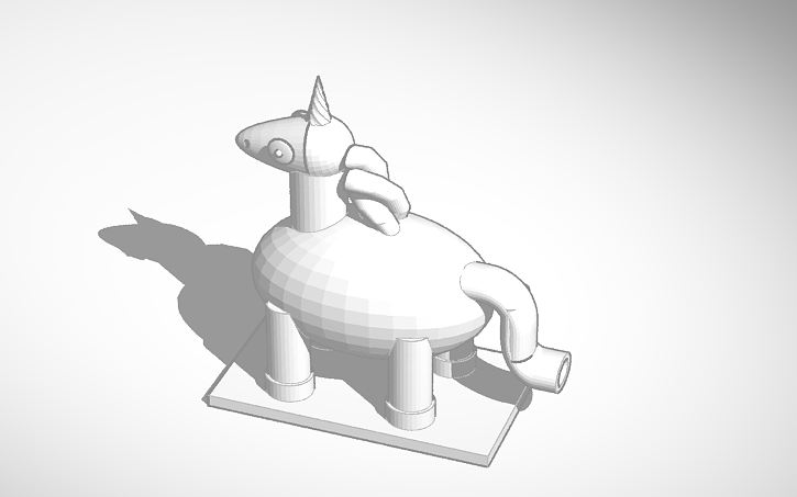 3D design unicorn 1 | Tinkercad