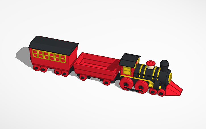 3D design kalimari desert train - Tinkercad