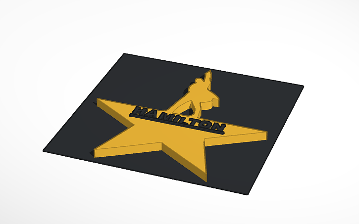 3D design Hamilton Logo - Tinkercad
