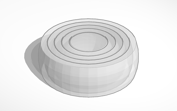 3D design rotating rings - Tinkercad
