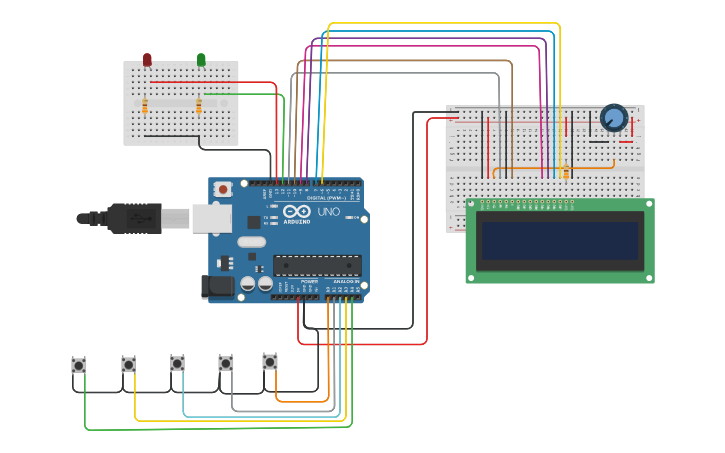Circuit design EVM - Tinkercad
