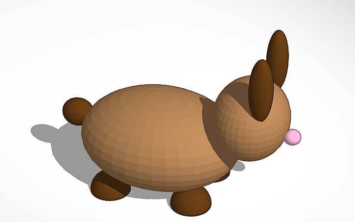 3D design Bunny | Tinkercad