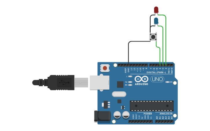 Circuit design Korry Switch - Tinkercad