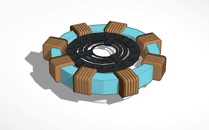 3D design Arc Reactor - Tinkercad
