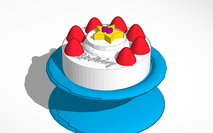 3D design cake - Tinkercad