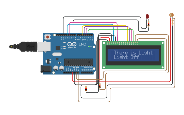 Circuit Design Ldr Tinkercad