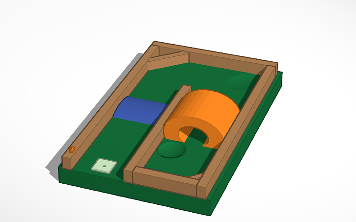 3D design MINI GOLF 1 - Tinkercad