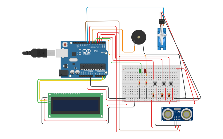 Circuit design final lab - Tinkercad