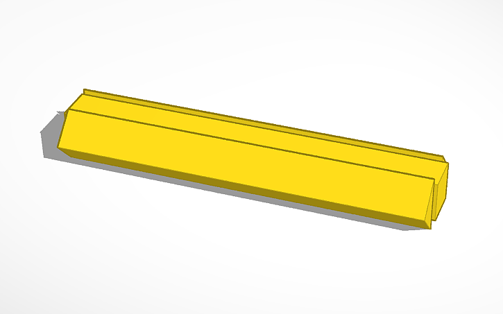 3D design rod of gold, thingy - Tinkercad