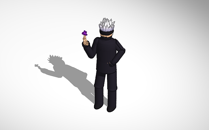 3D design Gojo Satoru - Tinkercad