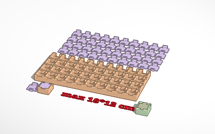 3D design smd resistor box storage - Tinkercad