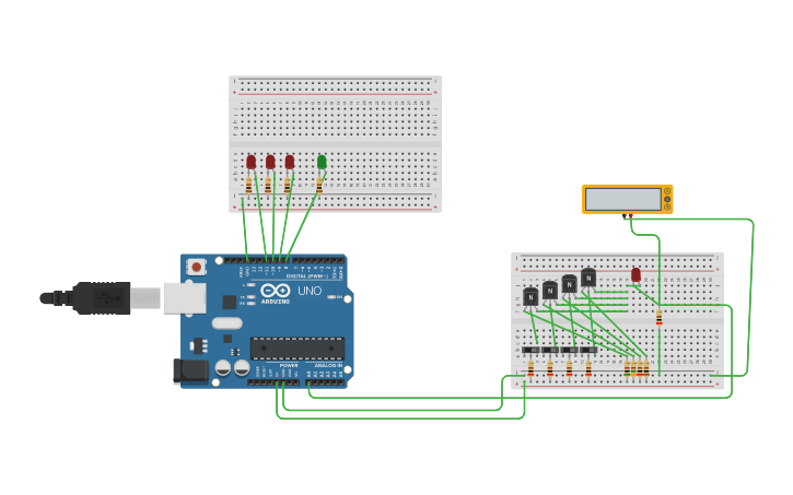 Circuit design projet arduino | Tinkercad