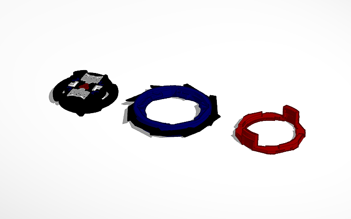 3D design Nova Fenrir Beyblade Burst Quadstrike - Tinkercad