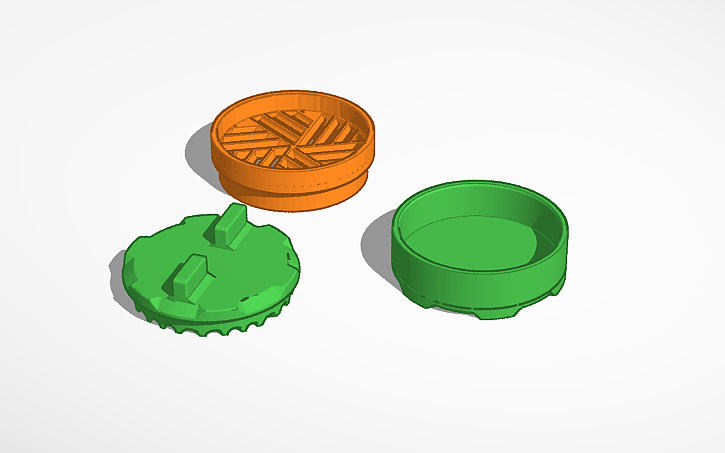 3D design Herb Grinder Olfix - Tinkercad