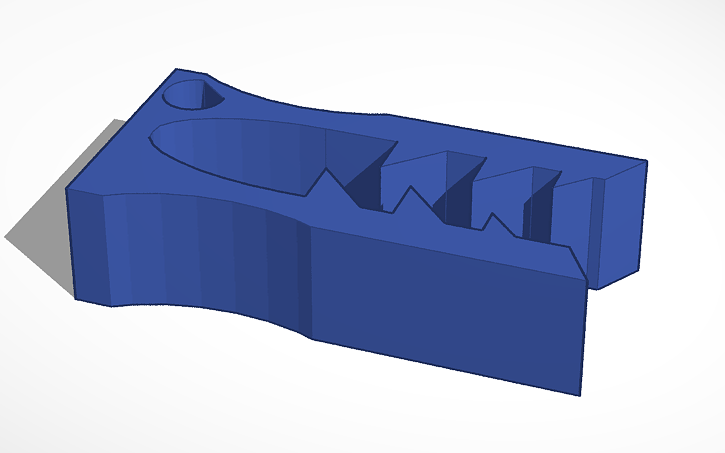 3D design dragon bag clip - Tinkercad