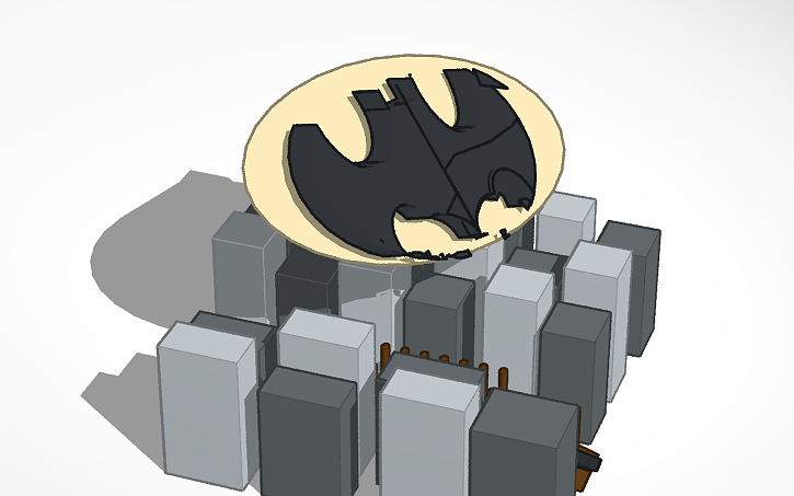 3D design Batman Signal (Arkham Night) | Tinkercad