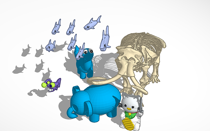 3D design Animals - Tinkercad