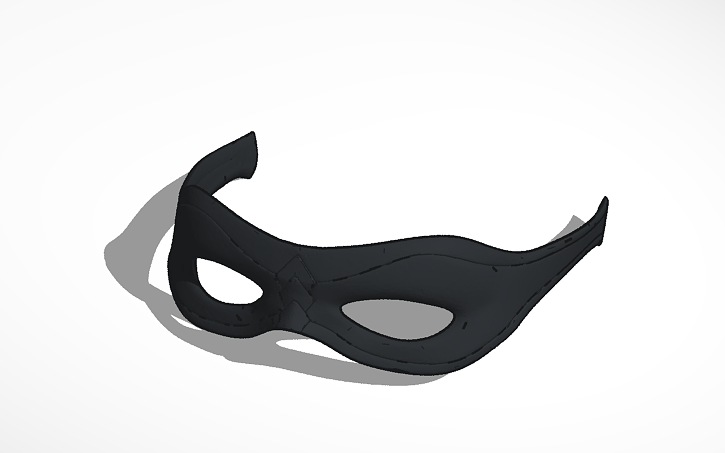 3D design mask - Tinkercad