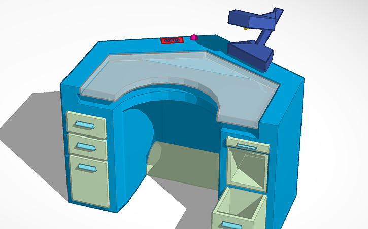 3D design Teacher's Table Design | Tinkercad