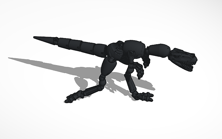 3D design Running T.rex - Tinkercad